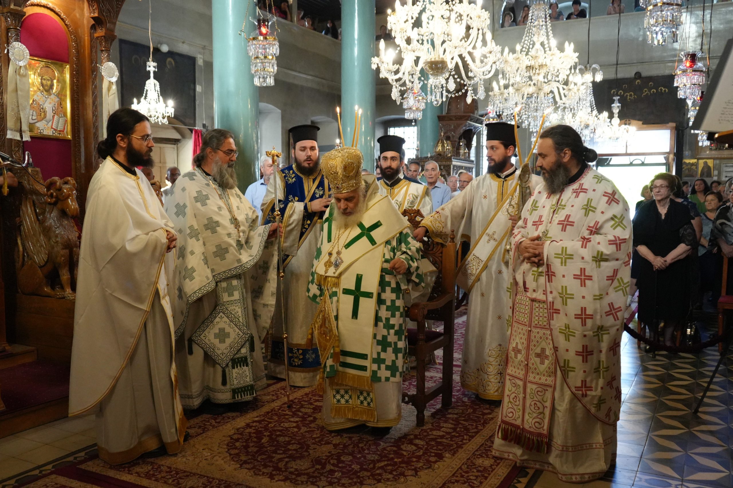 ΠΑΝΗΓΥΡΙΚΟΣ ΕΣΠΕΡΙΝΟΣ ΚΑΙ ΑΡΧΙΕΡΑΤΙΚΗ Θ. ΛΕΙΤΟΥΡΓΙΑ ΣΤΟΝ ΙΣΤΟΡΙΚΟ ΝΑΟ ...