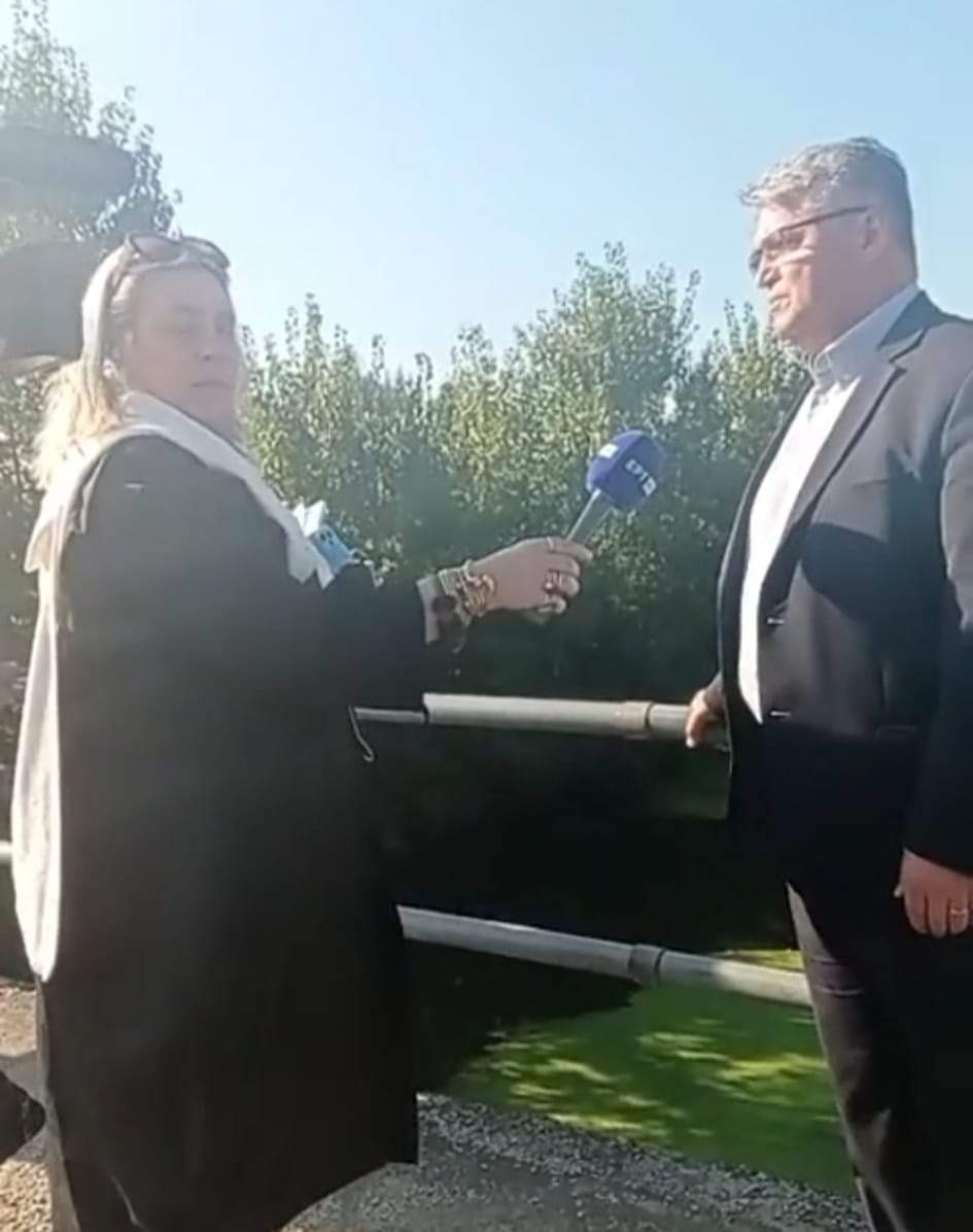 Ο ΠΡΟΕΔΡΟΣ ΤΗΣ "ΝΙΚΗΣ" ΣΤΗΝ ΠΕΛΛΑ ΕΠΙΣΚΕΨΗ ΣΤΗΝ ΤΑΦΡΟ" 66" - ΝΕΑ ΤΗΣ ΠΕΛΛΑΣ